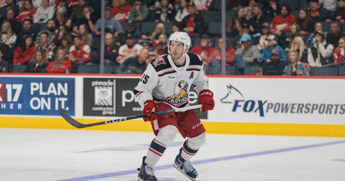 Grand Rapids Griffins | Detroit Returns Brogan Rafferty to Griffins