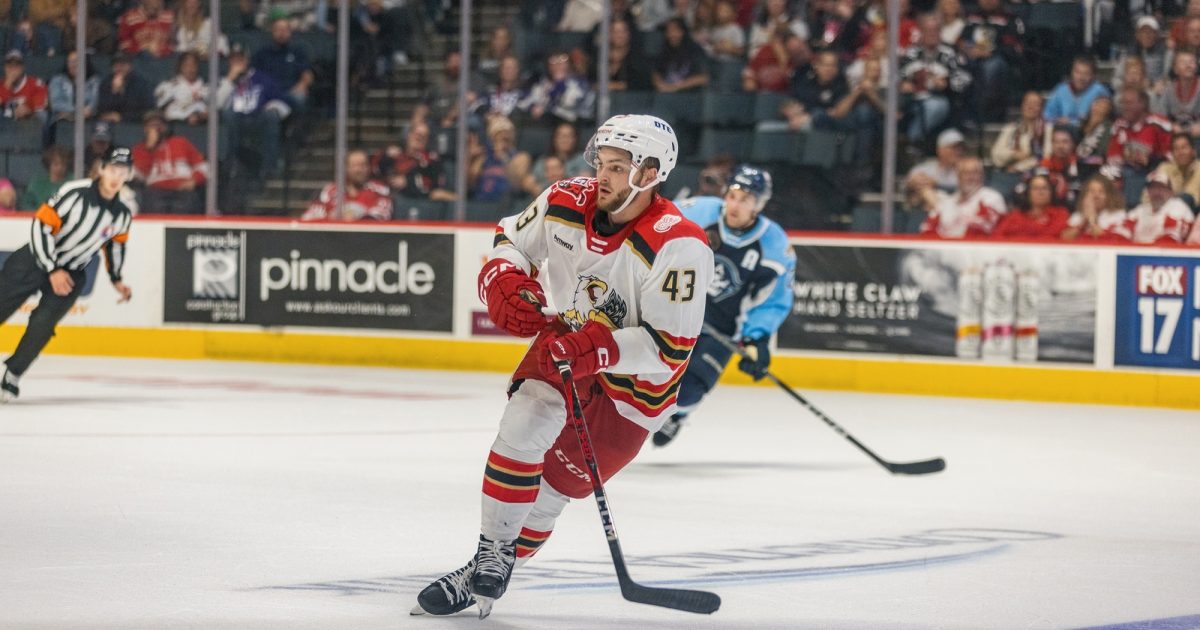 Grand Rapids Griffins | Carter Mazur Recalled by Detroit