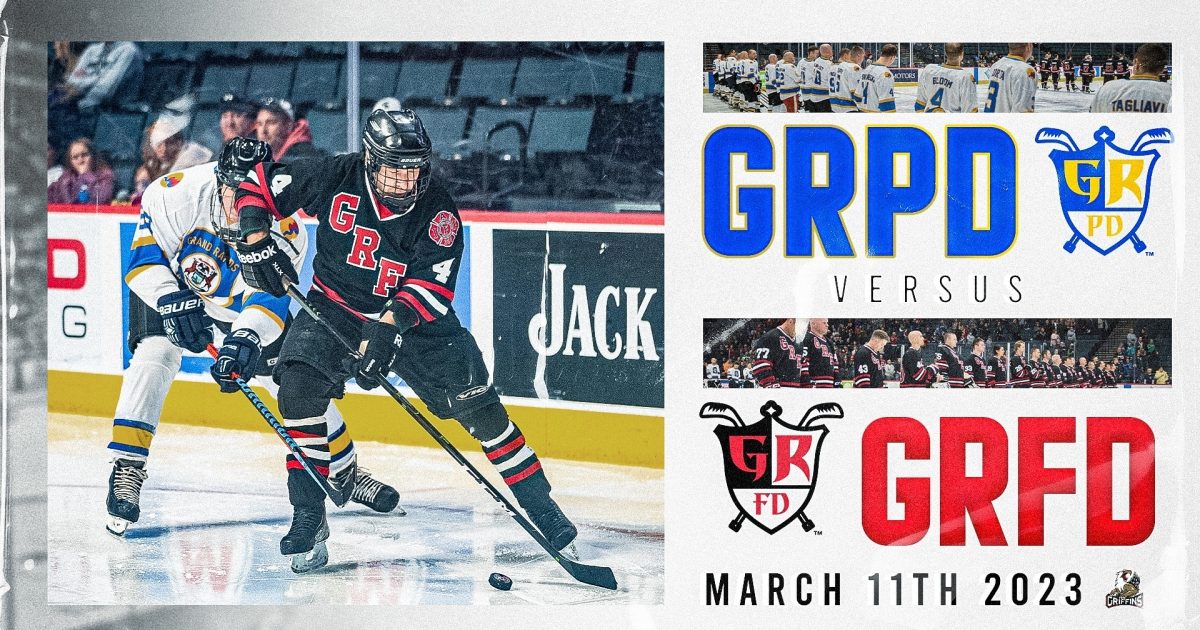 Grand Rapids Griffins | Griffins to Host GRPD vs. GRFD Hockey Game